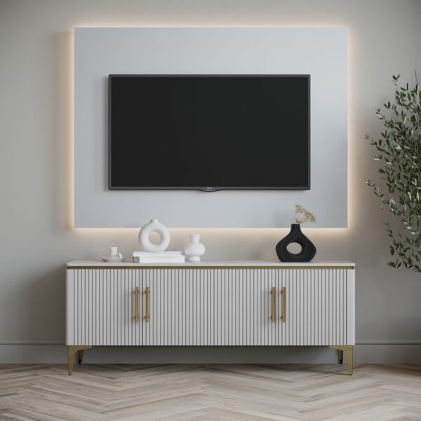 Тумба под ТВ Caesar в классике с ящиками купить в магазине BADIKO