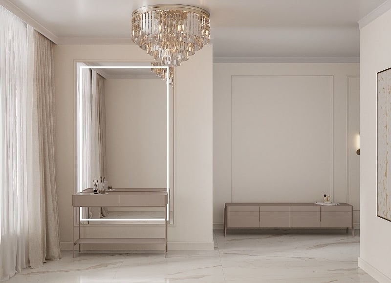 Длинная тумба под ТВ Amadeo в современном стиле купить в магазине BADIKO